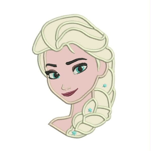 Elsa Applique - Etsy