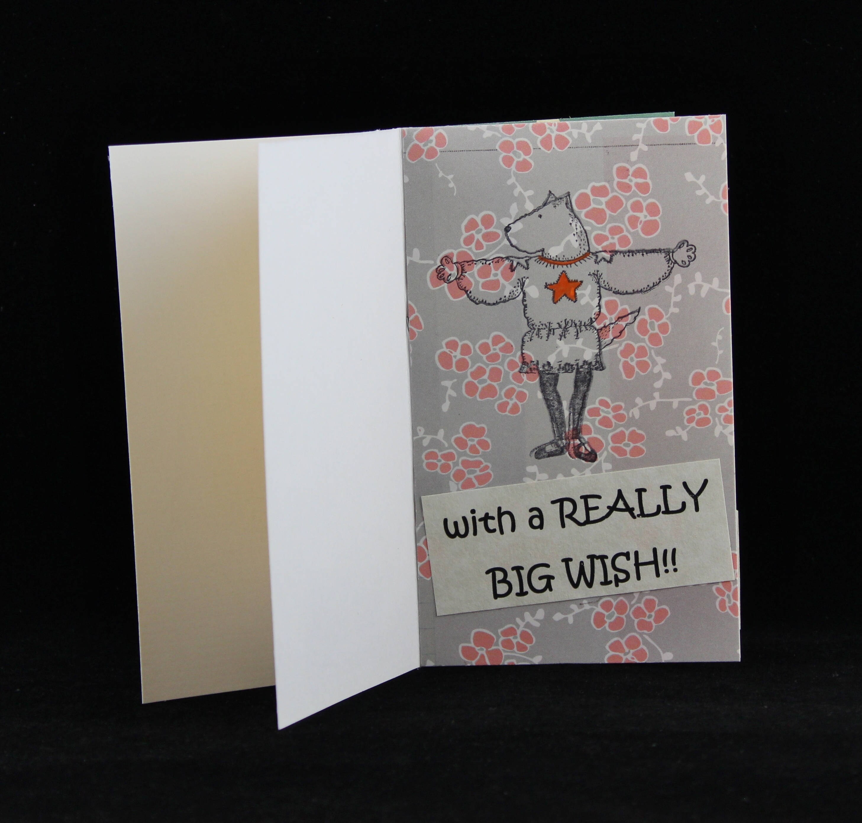 Little Birthday Card Small Multiple Pages Handmade by Karlene - Etsy