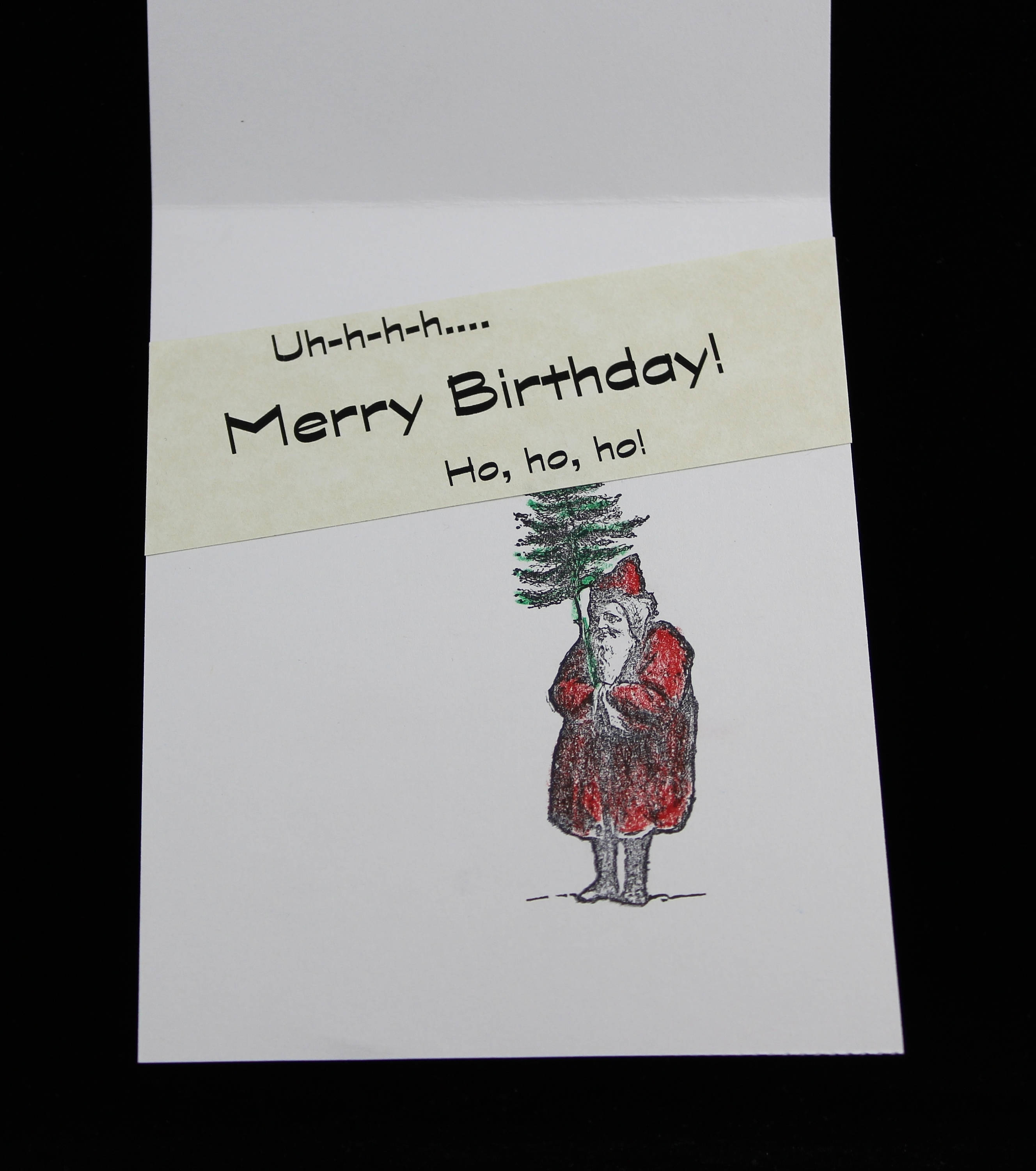 Senile Santa Handmade Southwest Birthday Card by MeMeCards - Etsy.de