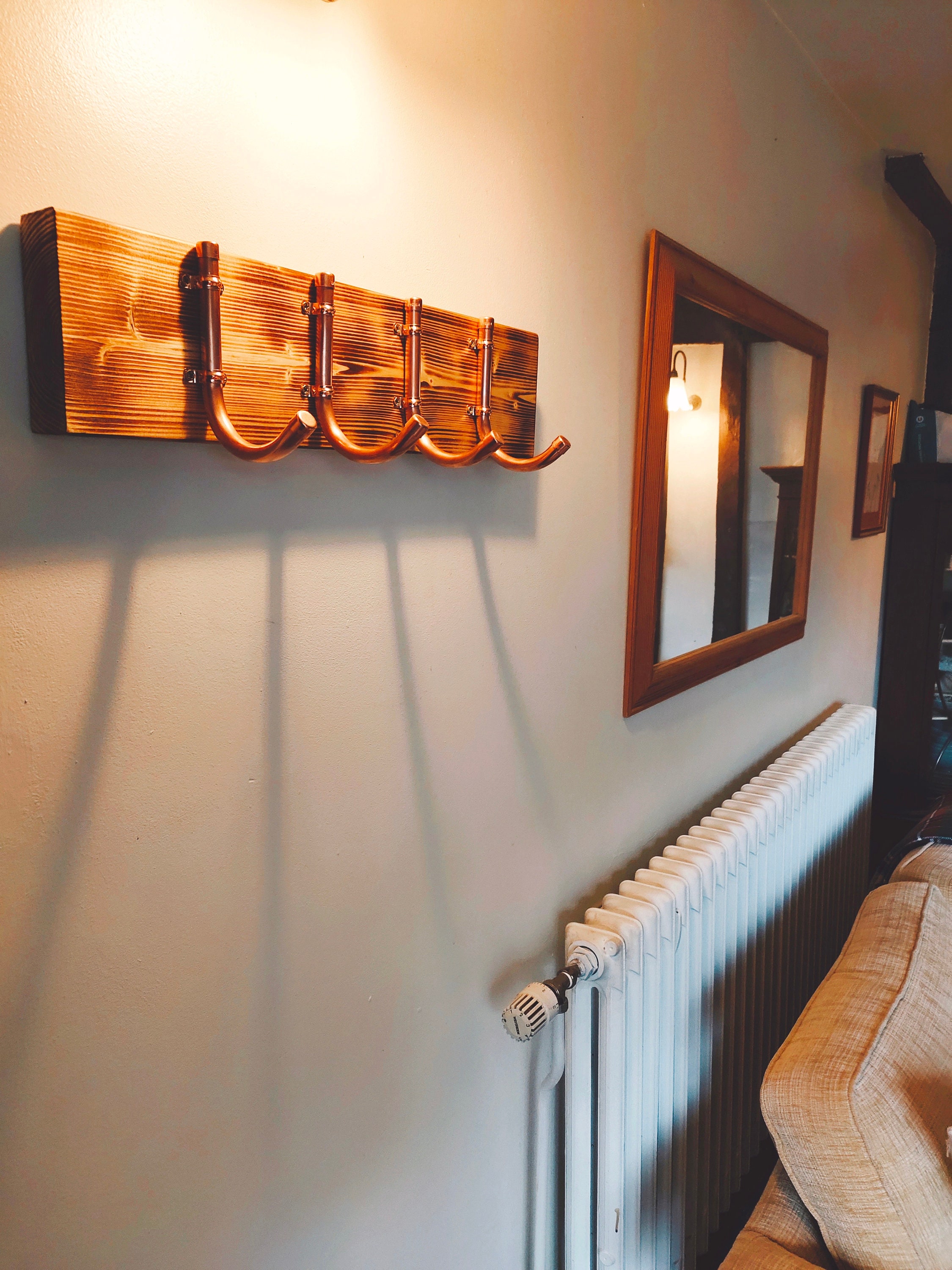 Copper Copper Pipe Copper Pipe Coat Hook - Etsy