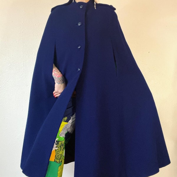 Navy Cape - Etsy