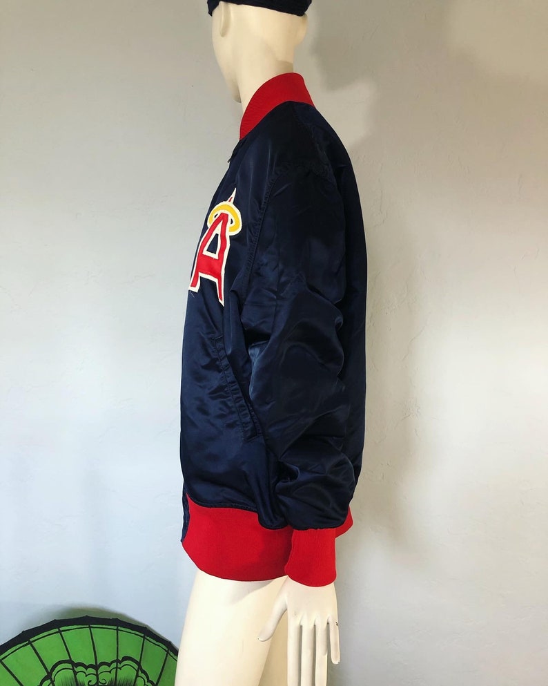 RARE Authentic Vintage 1980s Anaheim Angels MLB Unisex Bomber Jacket by ...