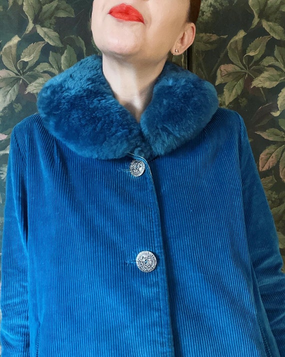 vintage 1950s deep cerulean - Gem