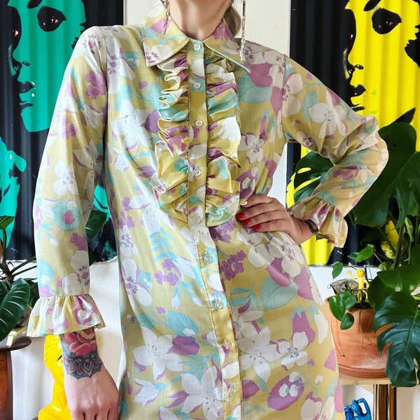 Pastel Tuxedo Shirt - Etsy