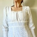 Vintage 1970’s Ivory Seersucker Stripe Corset Prairie Maxi With Zip ...