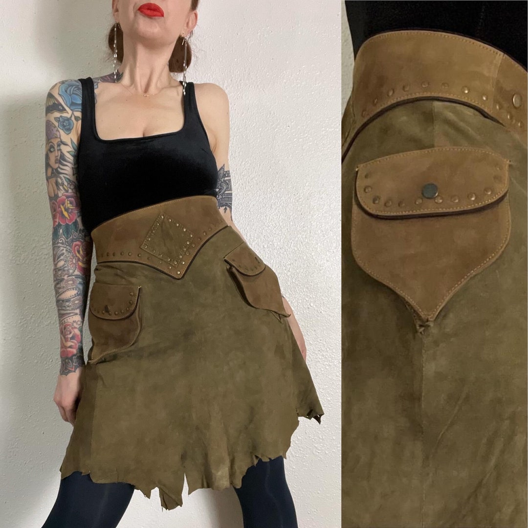 Vintage Late 1960s/early 1970s Shades of Mossy Green Buttery Soft ...