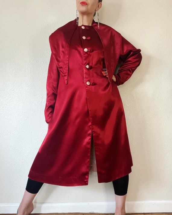 Antique 1930’s, possibly 1920’s garnet red & rose qua… - Gem