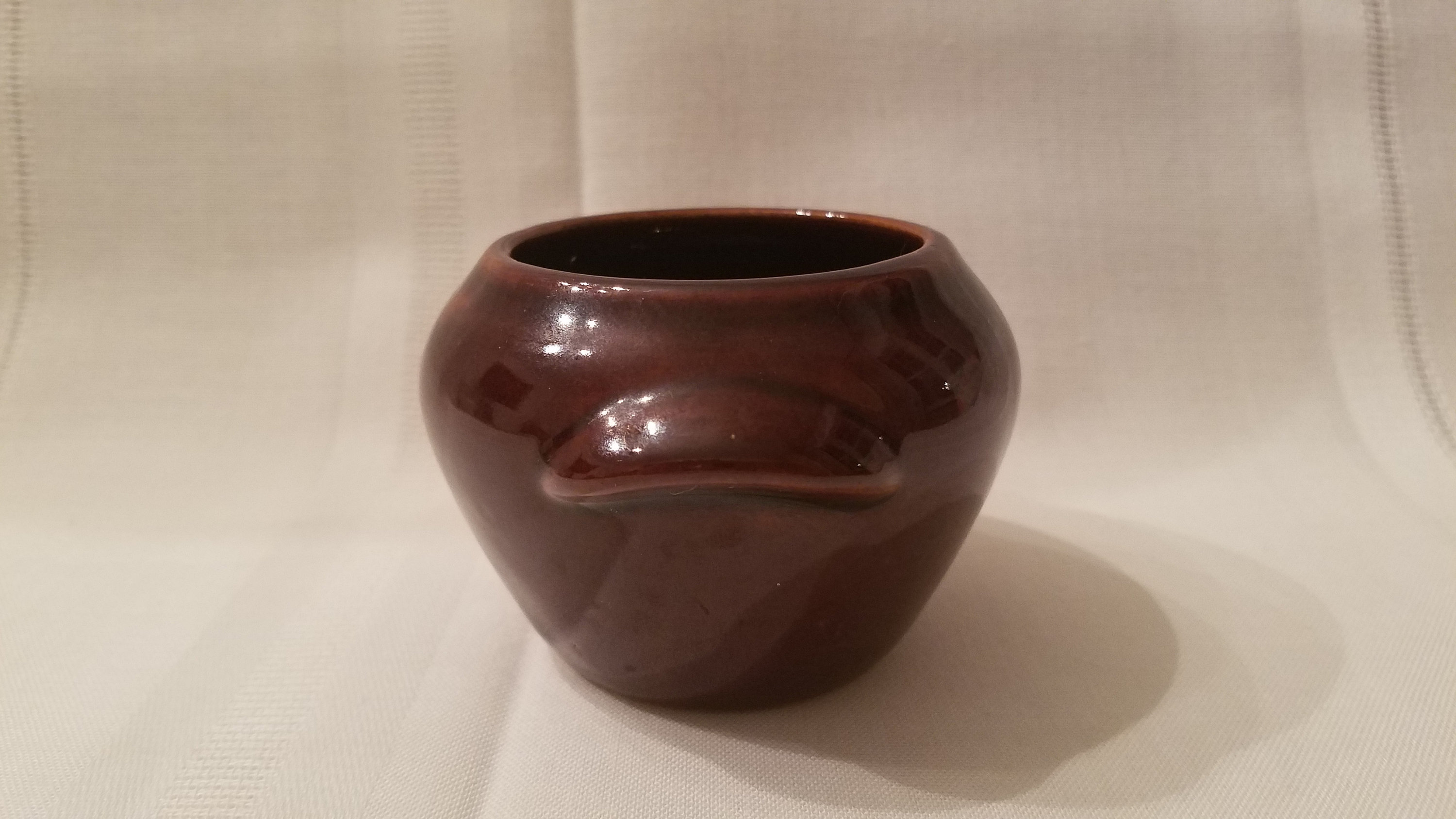 Vintage Little Brown Crock Open Sugar Bowl USA - Etsy