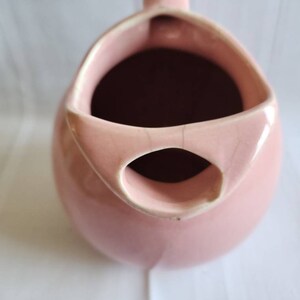 Vintage Large Pink Tilt Ball Pitcher - Etsy