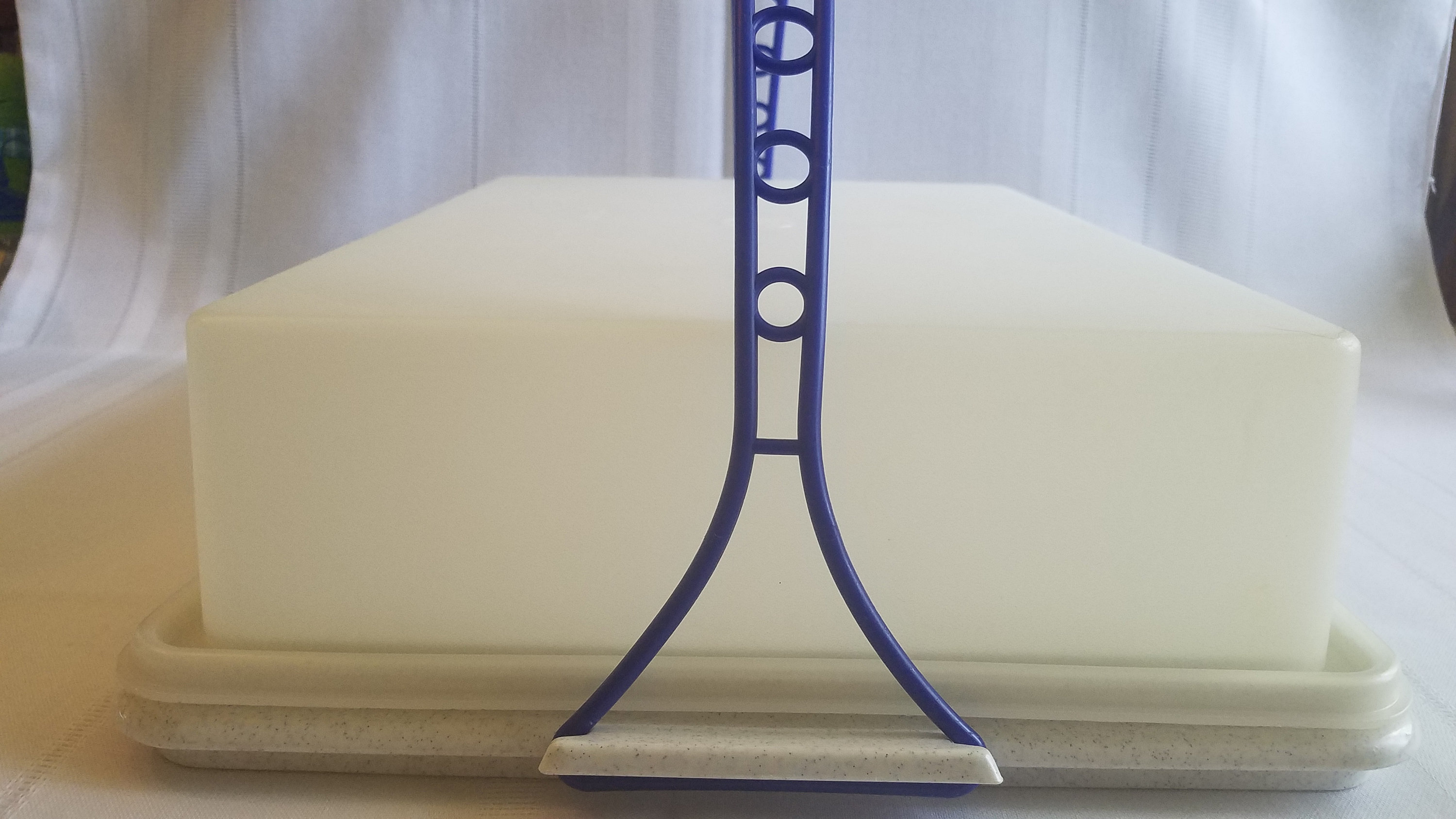 Vintage Tupperware Rectangular Cake Taker With Blue Strap | Etsy