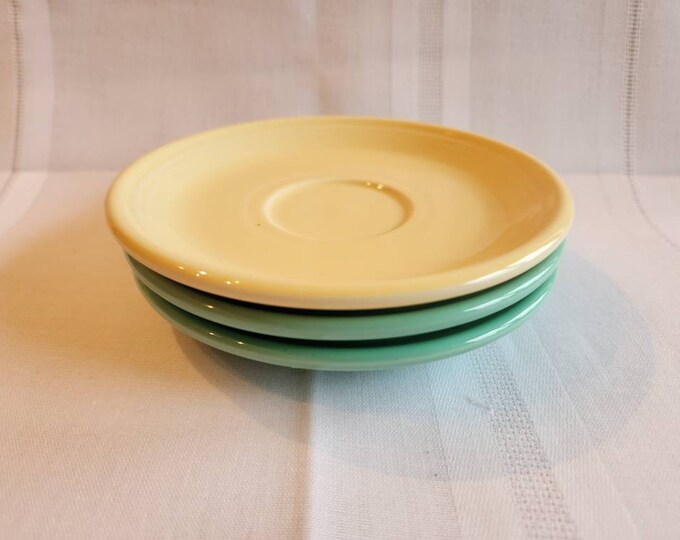 Vintage Fiestaware 6 Inch Saucers ~ Dessert Plate ~ Discontinued Colors ...