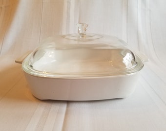 CORNING WARE Microwave Browning White Dish MW-A-10 Pyrex Dome Lid 10 X ...