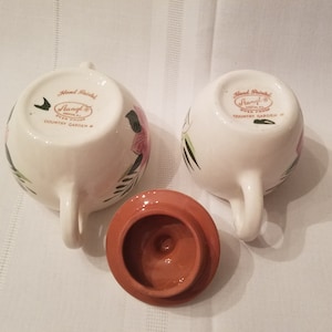 Vintage Stangl Country Garden Covered Sugar Bowl and Creamer Set - Etsy