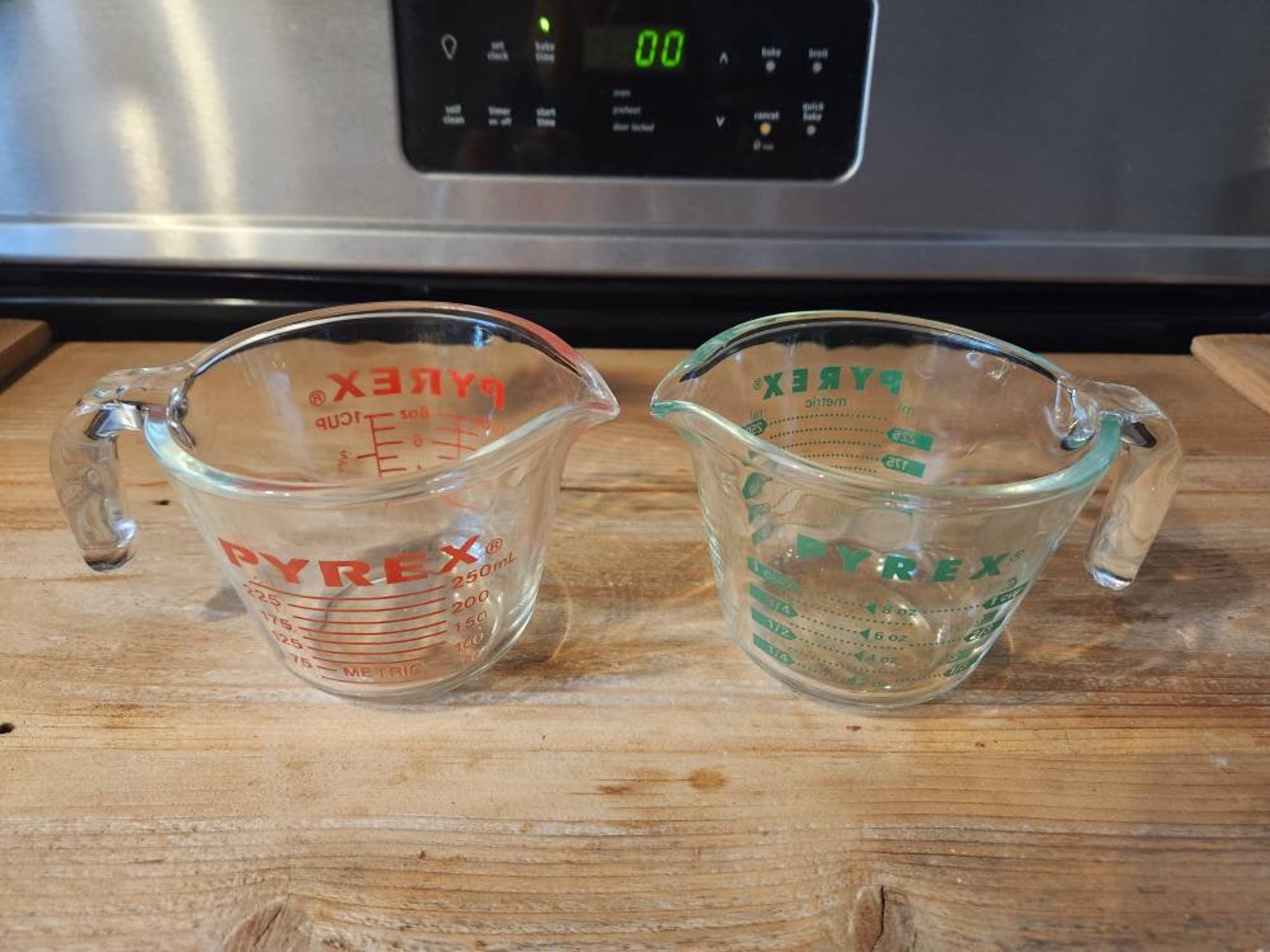 Vintage Pyrex 1 Cup Open Handle Measuring Cup 508 Metric - Etsy