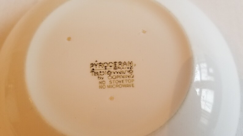 Vintage Pyroceram Brand Tableware Bowl by Corning 5 Inch - Etsy