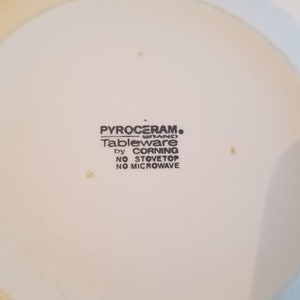 Set of 2 Vintage Corning Ware Bowls Pyroceram Brand Tableware by ...