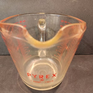 Vintage PYREX 4 Cup 1 Quart Closed Handle Measuring Cup PYREX 532 Fair ...