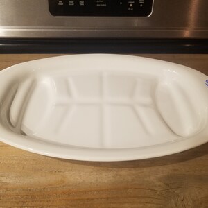 Vintage Corning Ware Blue Cornflower P-19 Roaster Platter ~ Pyroceram ...
