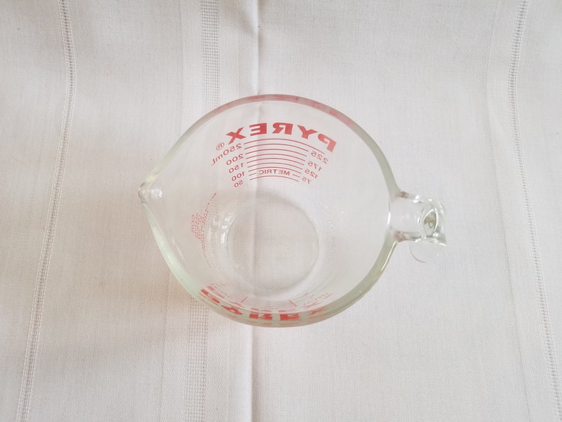 Vintage Pyrex 1 Cup Open Handle Measuring Cup 508 Metric - Etsy
