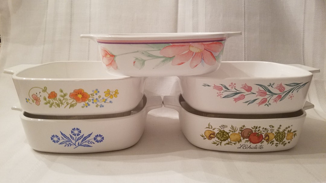Vintage Corning Ware 1 Liter Casserole Dish: Pyroceram A-1-B, Choice of ...