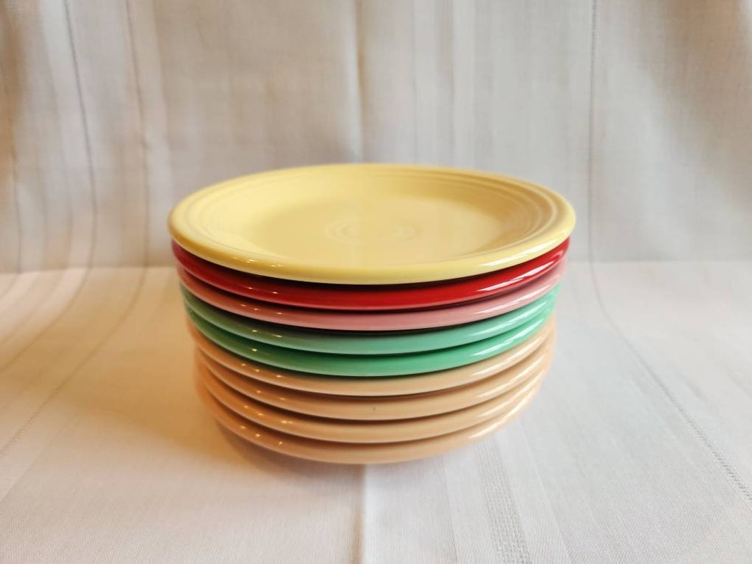 Vintage Fiestaware 7 Inch Salad Plate ~ Dessert Plate ~ Discontinued ...