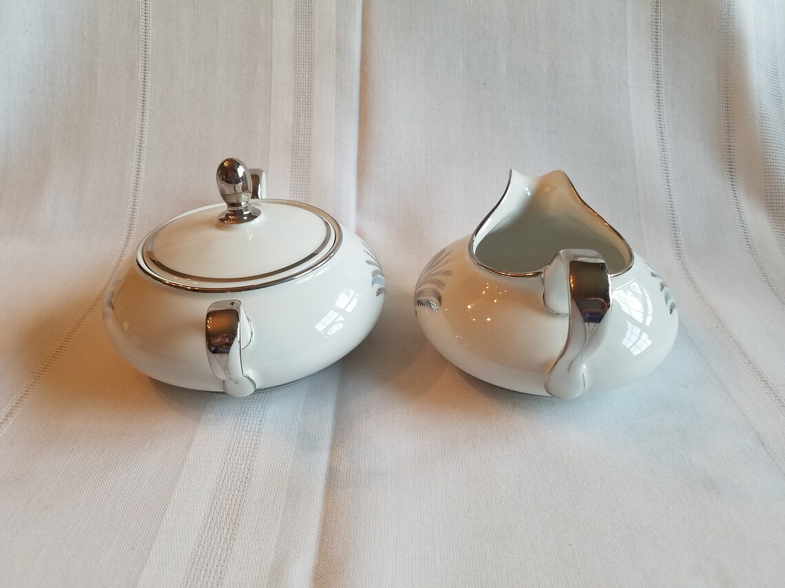 Vintage Baronet China Debut Sugar and Creamer Set ~ Eschenbach Bavaria ...