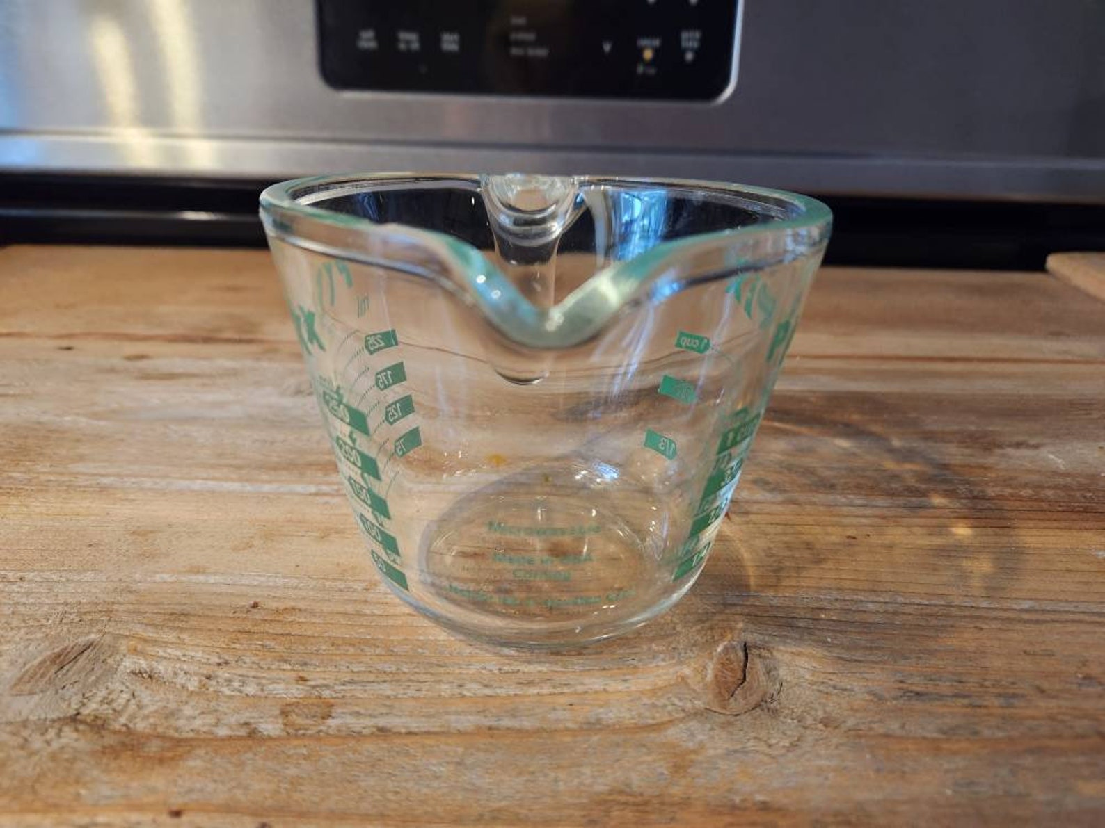 Vintage Pyrex 1 Cup Open Handle Measuring Cup 508 Metric - Etsy