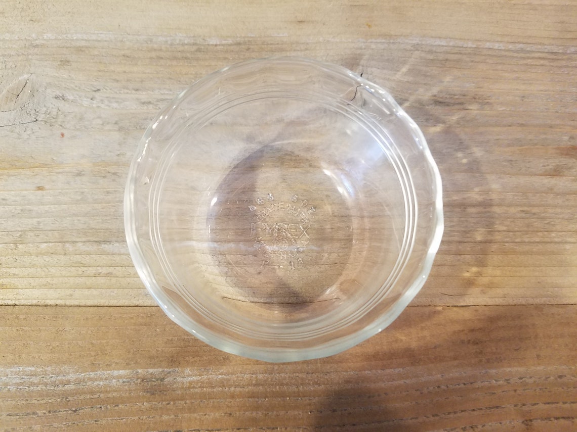 Vintage PYREX 463 Custard Cups Set of 2 Clear PYREX Ramekins | Etsy