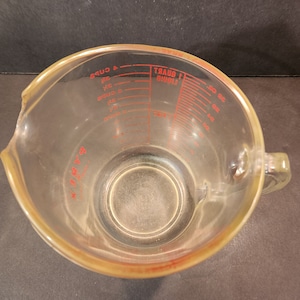 Vintage PYREX 4 Cup 1 Quart Closed Handle Measuring Cup PYREX 532 Fair ...