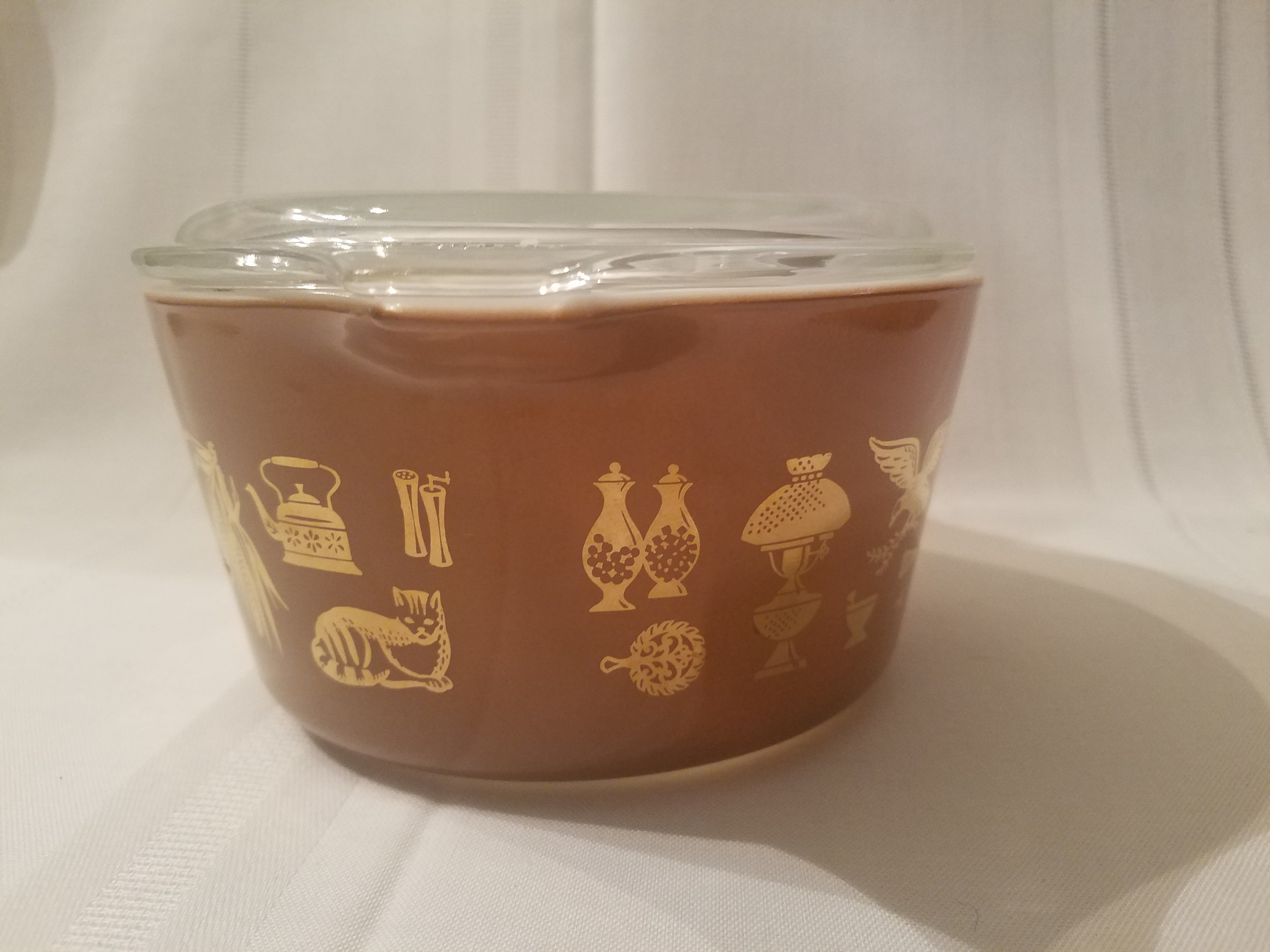 Vintage Pyrex Early American 473 Cinderella Casserole Dish | Etsy