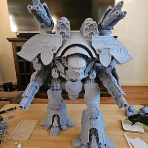 Mars Pattern Warlord Titan 3d Printed Resin Kit 40k Scale - Etsy México