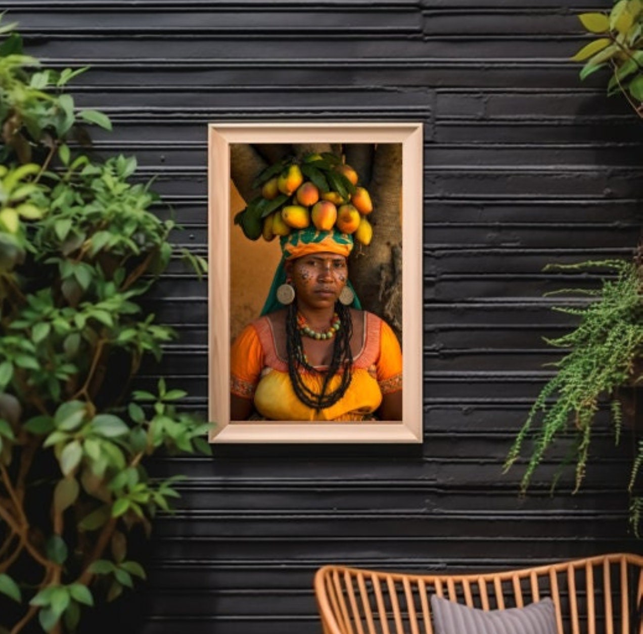 Photograph of Taino Woman W Mango -- Digital Copy/print - Etsy