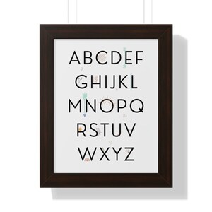 Classroom Alphabet Posters for Teacher Classroom Poster for - Etsy
