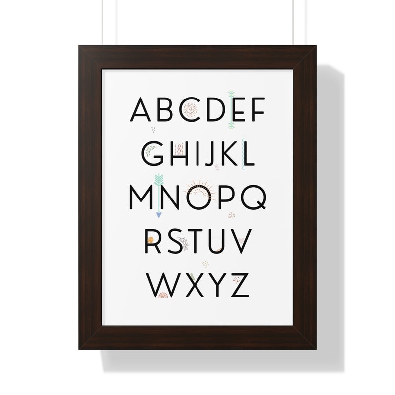 Classroom Alphabet Posters for Teacher Classroom Poster for - Etsy