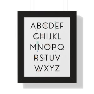 Classroom Alphabet Posters for Teacher Classroom Poster for - Etsy