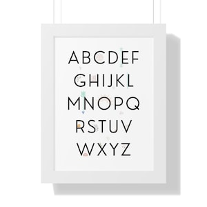 Classroom Alphabet Posters for Teacher Classroom Poster for - Etsy