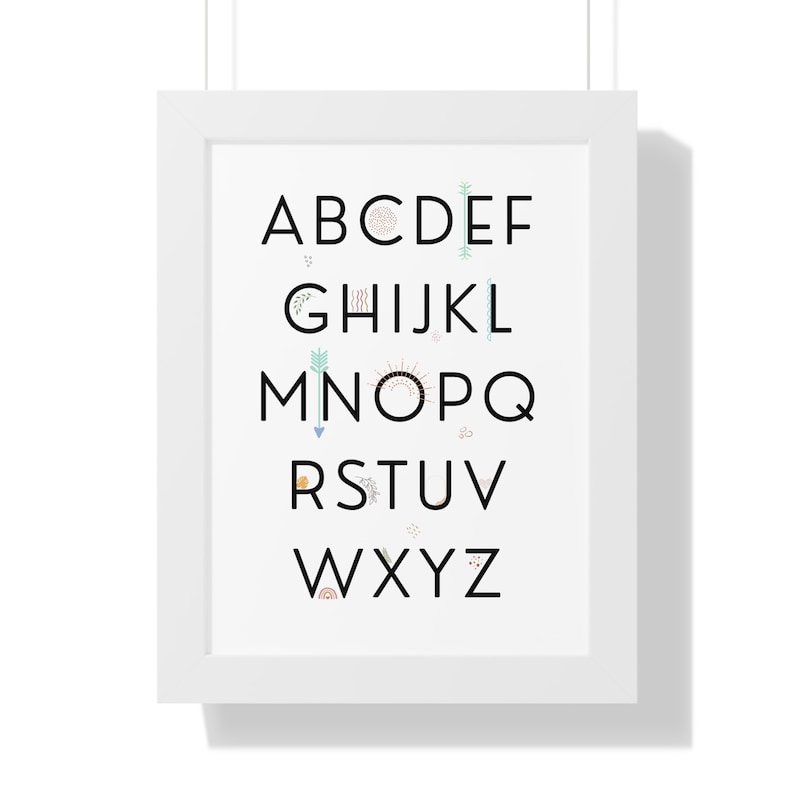 Classroom Alphabet Posters for Teacher Classroom Poster for - Etsy