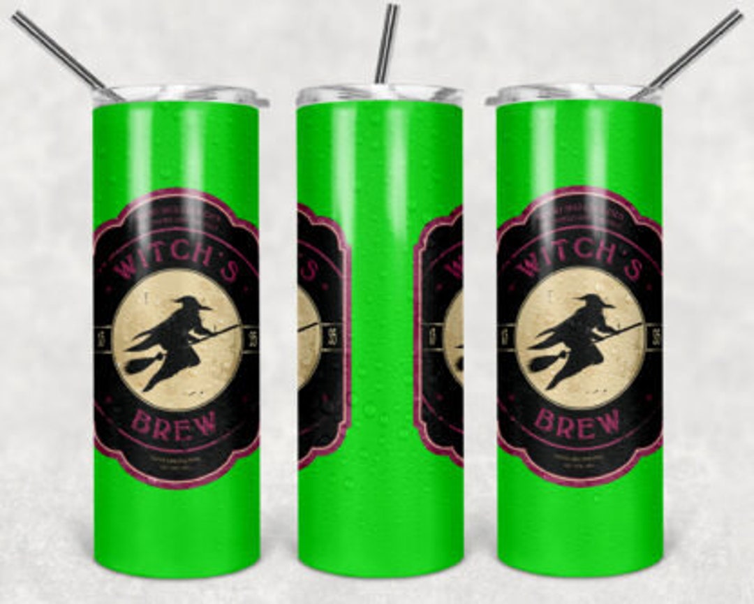 Witches Brew Sublimation Tumbler W/ Lid Stainless Steel - Etsy