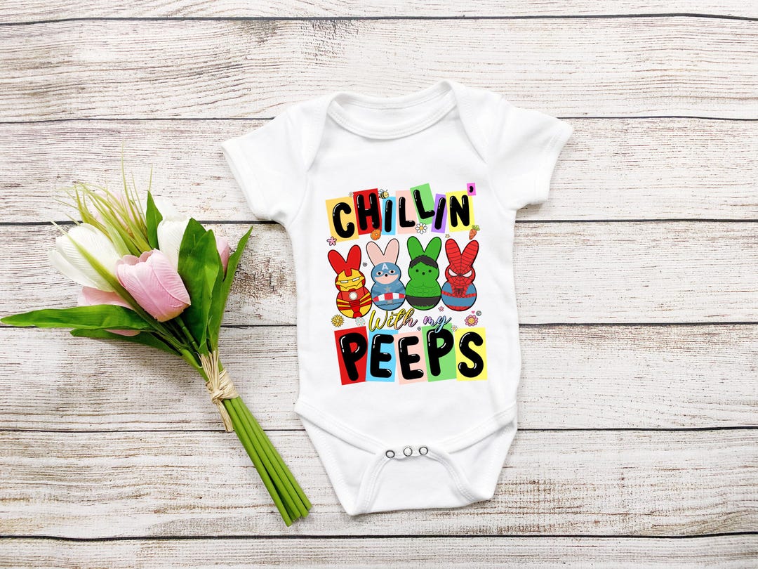 Chillin With My Peeps, Unisex, Baby, Kids, Apparel, Clothing, Great for ...