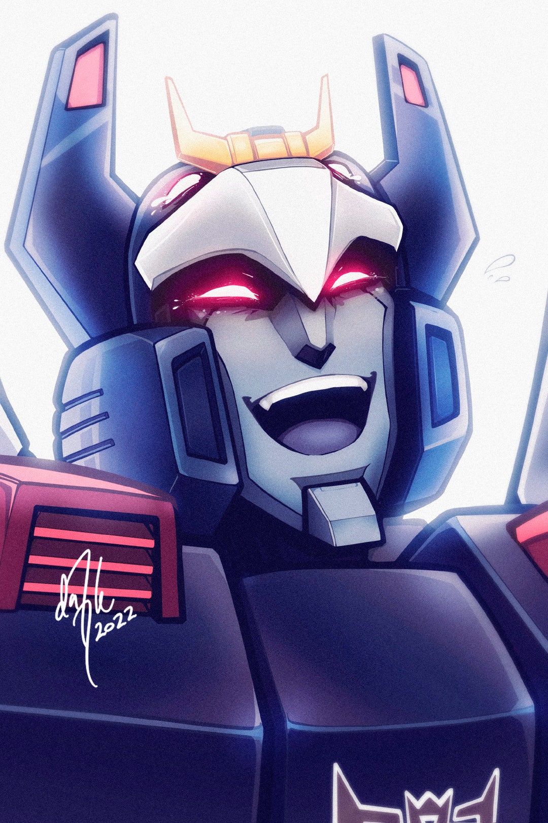 Transformers Laughing Deathsaurus Print - 5x7, Postcard - Etsy