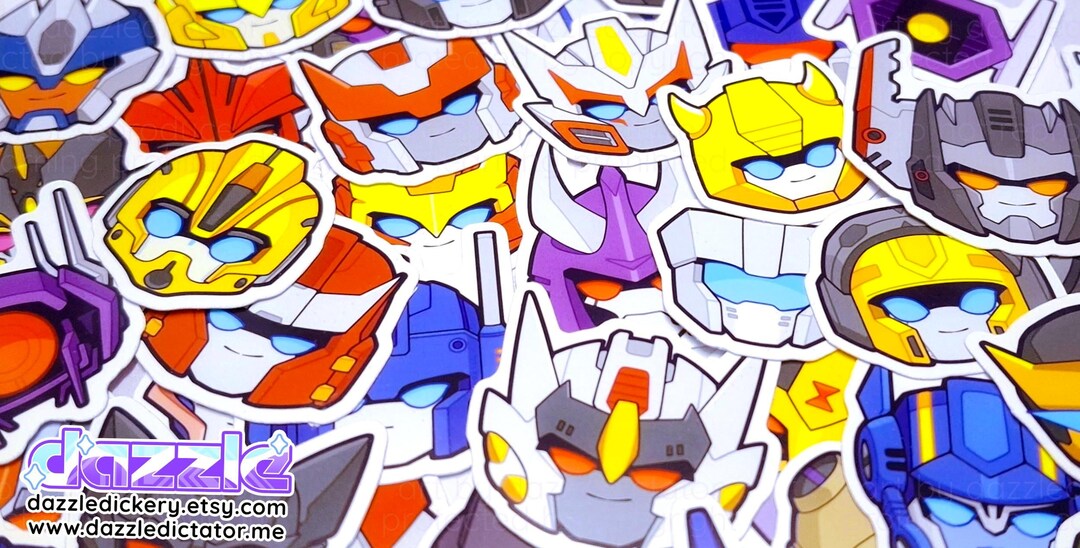 Transformers Stickers 1" TFP TFA MTMTE G1 Armada - Etsy