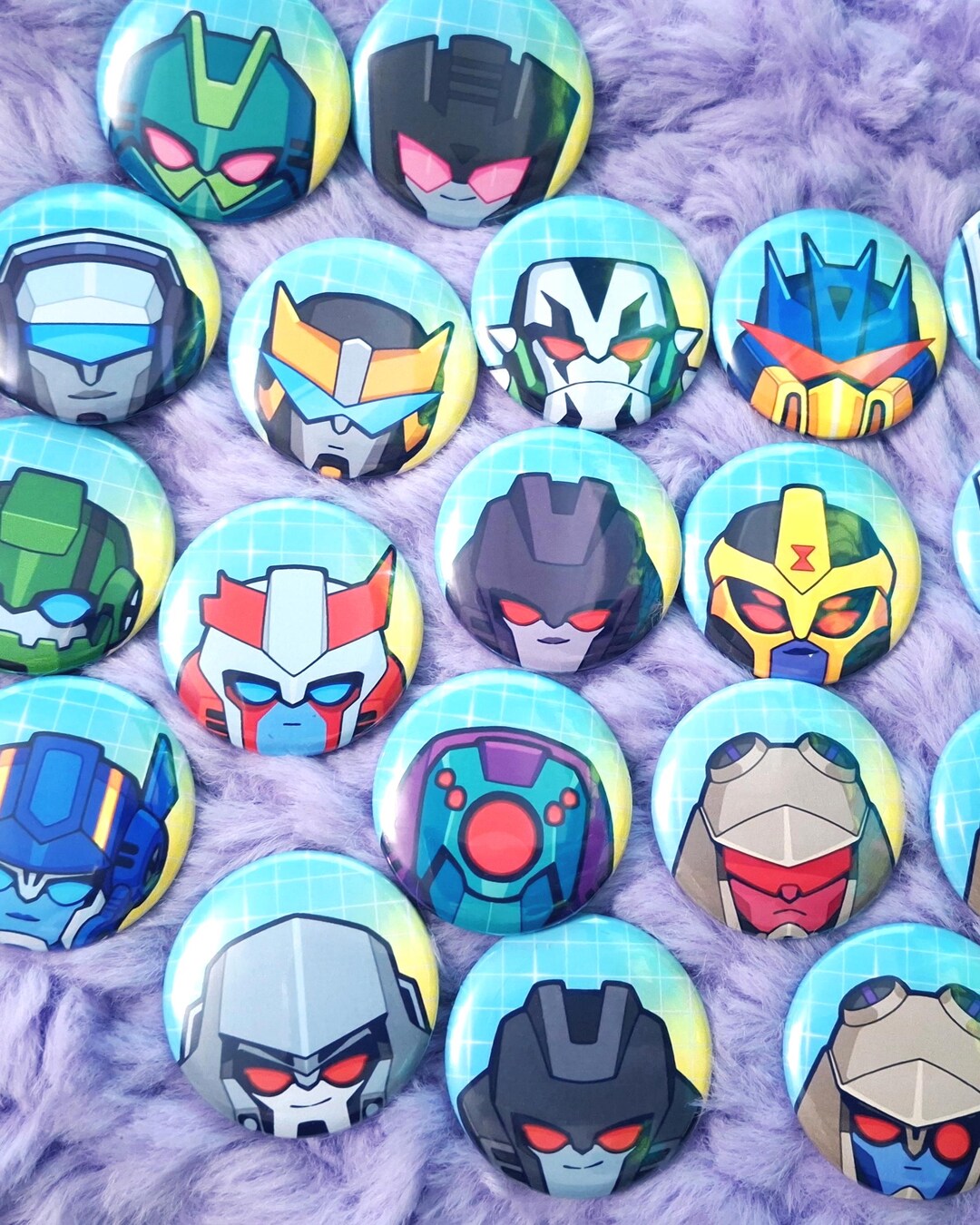 Transformers 1.25" Buttons Cartoon TFA Animated - Etsy