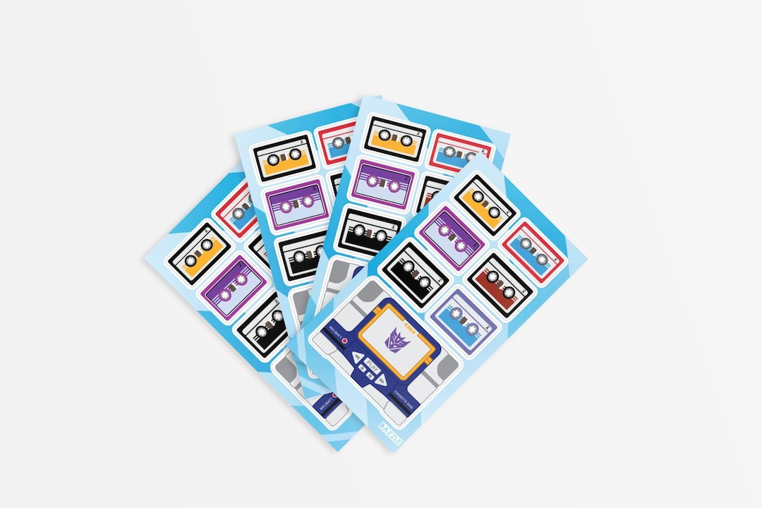 Transformers Soundwave Family Sticker Sheet - Etsy