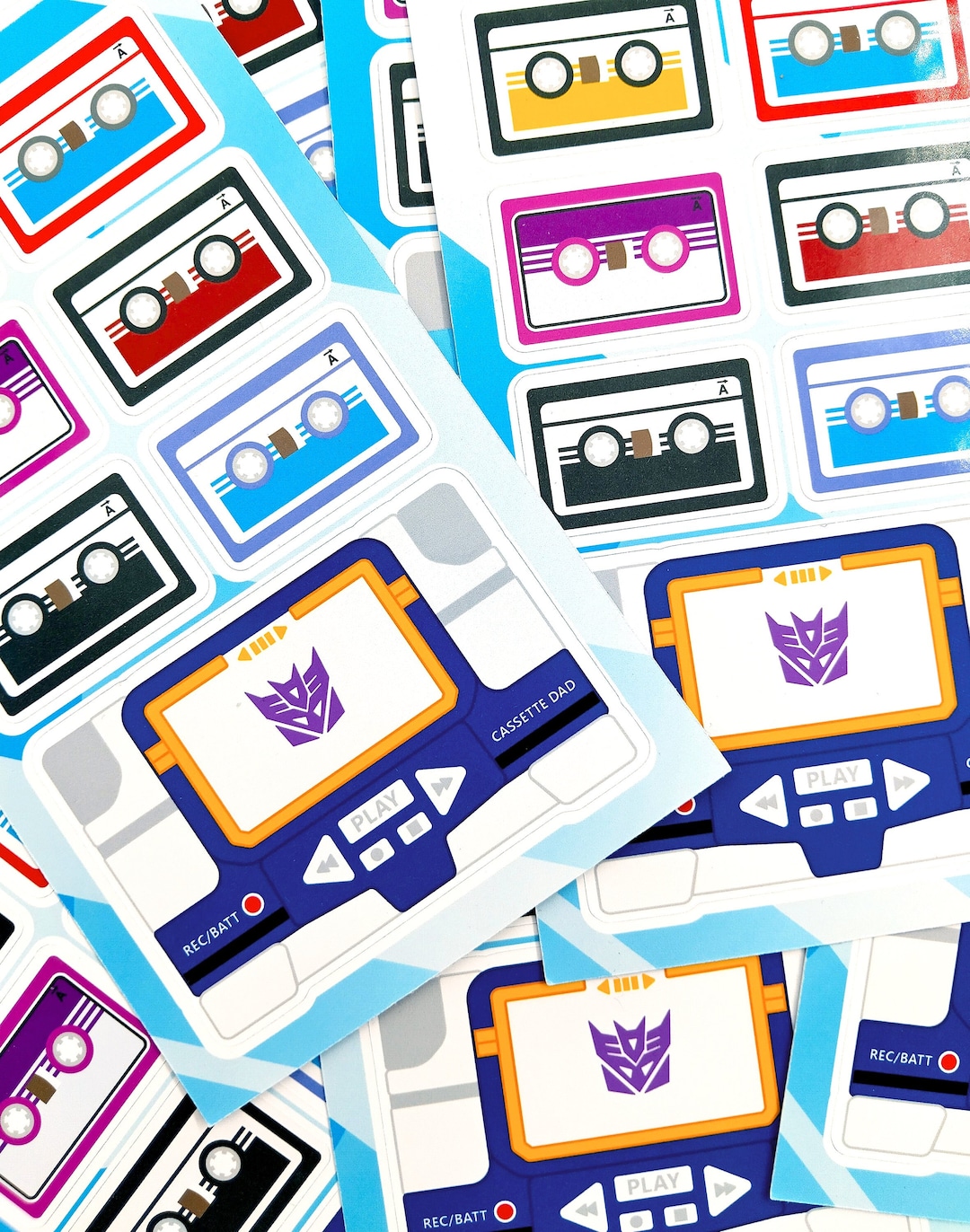 Transformers Soundwave Family Sticker Sheet - Etsy