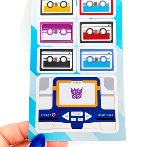 Transformers Soundwave Family Sticker Sheet - Etsy
