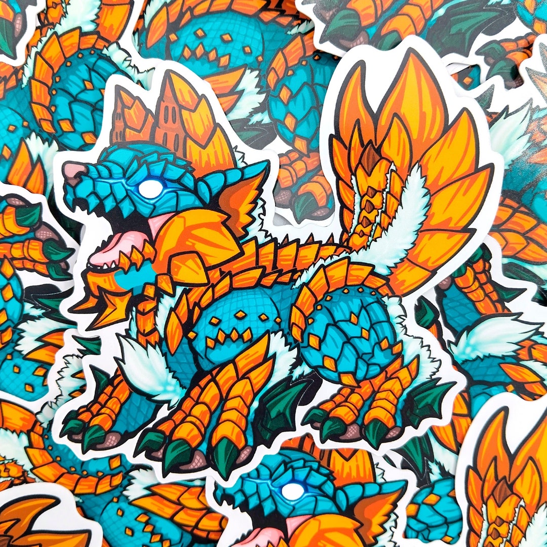 Zinogre Chibi Sticker Monster Hunter MHR MHW - Etsy
