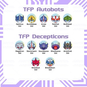 Transformers 1.25" Buttons Cartoon TFP Prime - Etsy