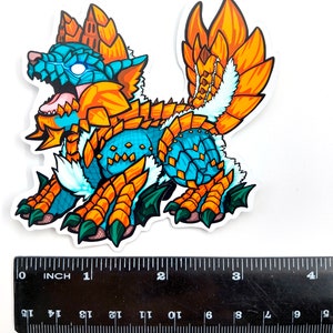 Zinogre Chibi Sticker Monster Hunter MHR MHW - Etsy
