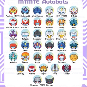 Transformers 1.25" Buttons Cartoon TFP Prime - Etsy