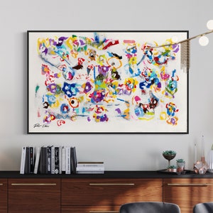Abstract 'flower Blossom' by Ron Deri | Modern Wall Art, Print on ...